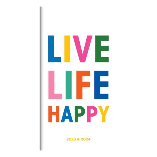 TF Publishing 2023 2024 Happy Life 2 Year Small Monthly Pocket Planner tf-publishing-2023-2024-happy-life-2-year-small-monthly-pocket-planner